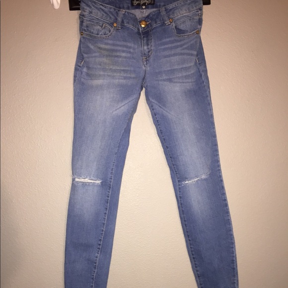 Boom Boom Jeans | Jeans | Boom Boom Size 7 Distressed Skinny Jeans ...